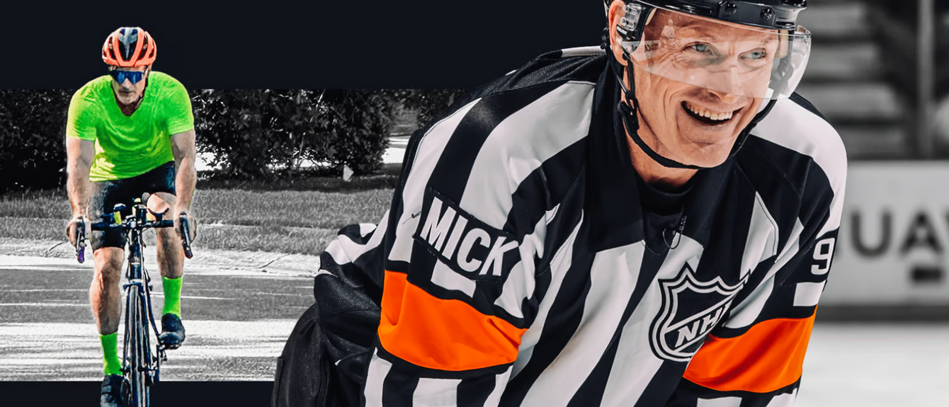 Riding for Sight: NHL Ref Dan O'Rourke's Cross-Country Fundraiser ...