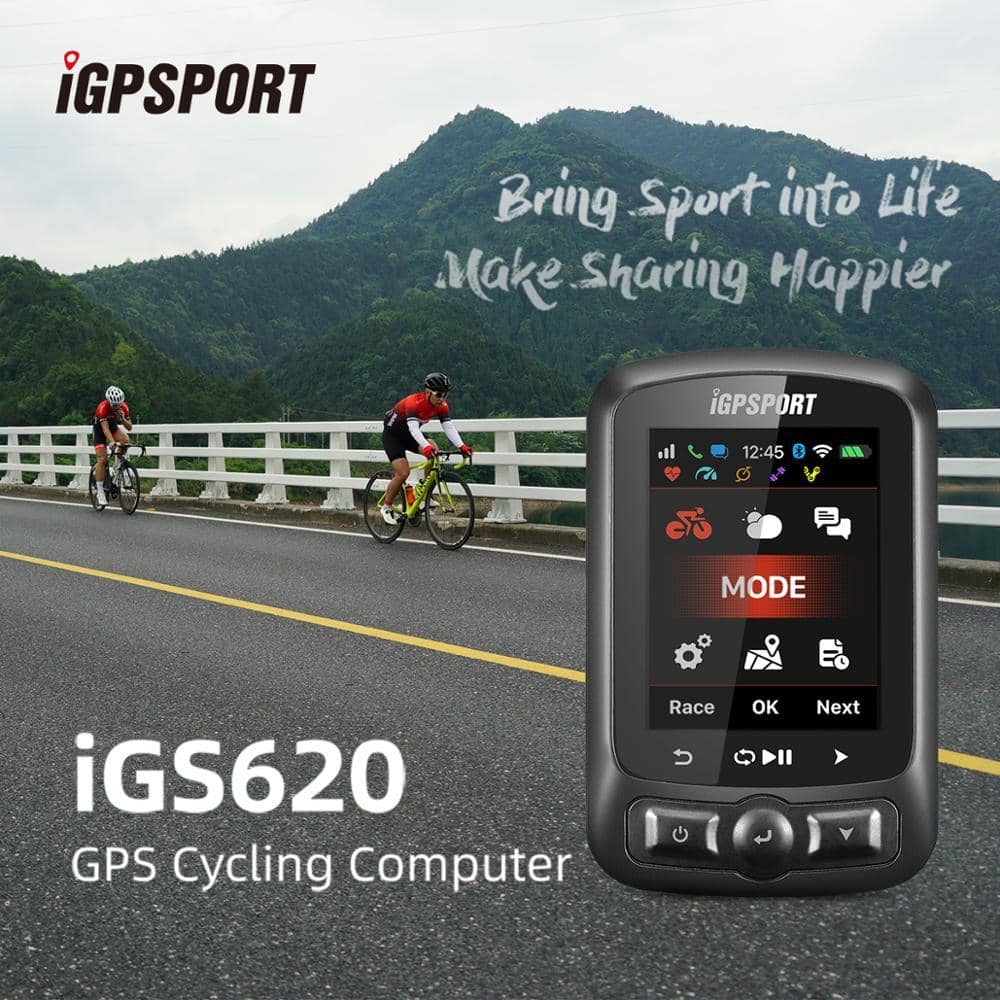 iGPSPORT iGS620 / 520 GPS Bike Navigation Computer Speedometer – Cycle ...