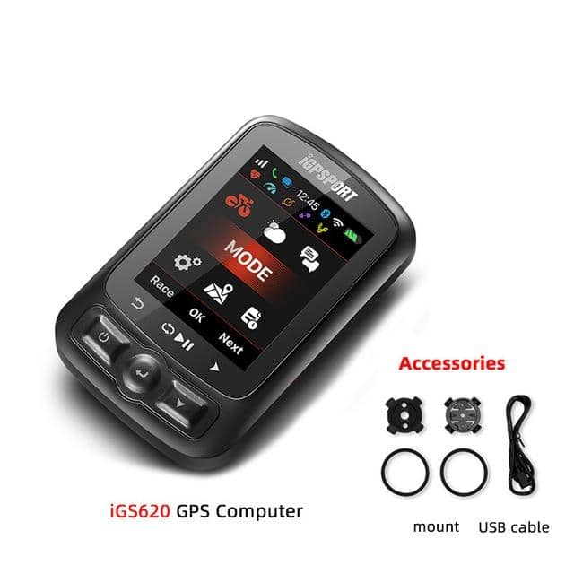 iGPSPORT iGS620 / 520 GPS Bike Navigation Computer Speedometer – Cycle ...