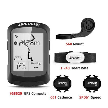 iGPSPORT iGS620 / 520 GPS Bike Navigation Computer Speedometer – Cycle ...