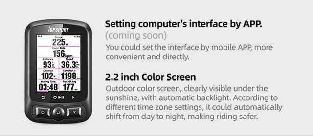iGPSPORT iGS620 / 520 GPS Bike Navigation Computer Speedometer – Cycle ...